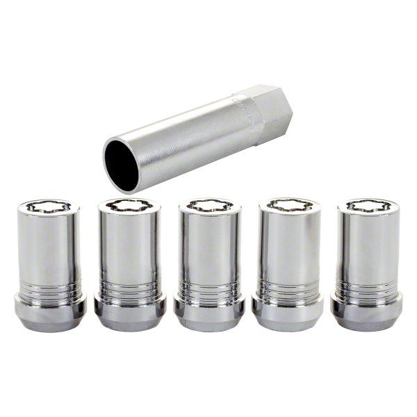 McGard F-250 Super Duty Chrome Tuner Style Wheel Lock Set; M14 x 1.5 ...
