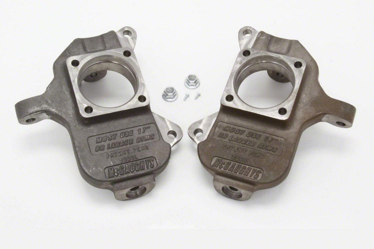 McGaughys Suspension Sierra 2500 2-Inch Drop Spindles 33078 (02-10 ...
