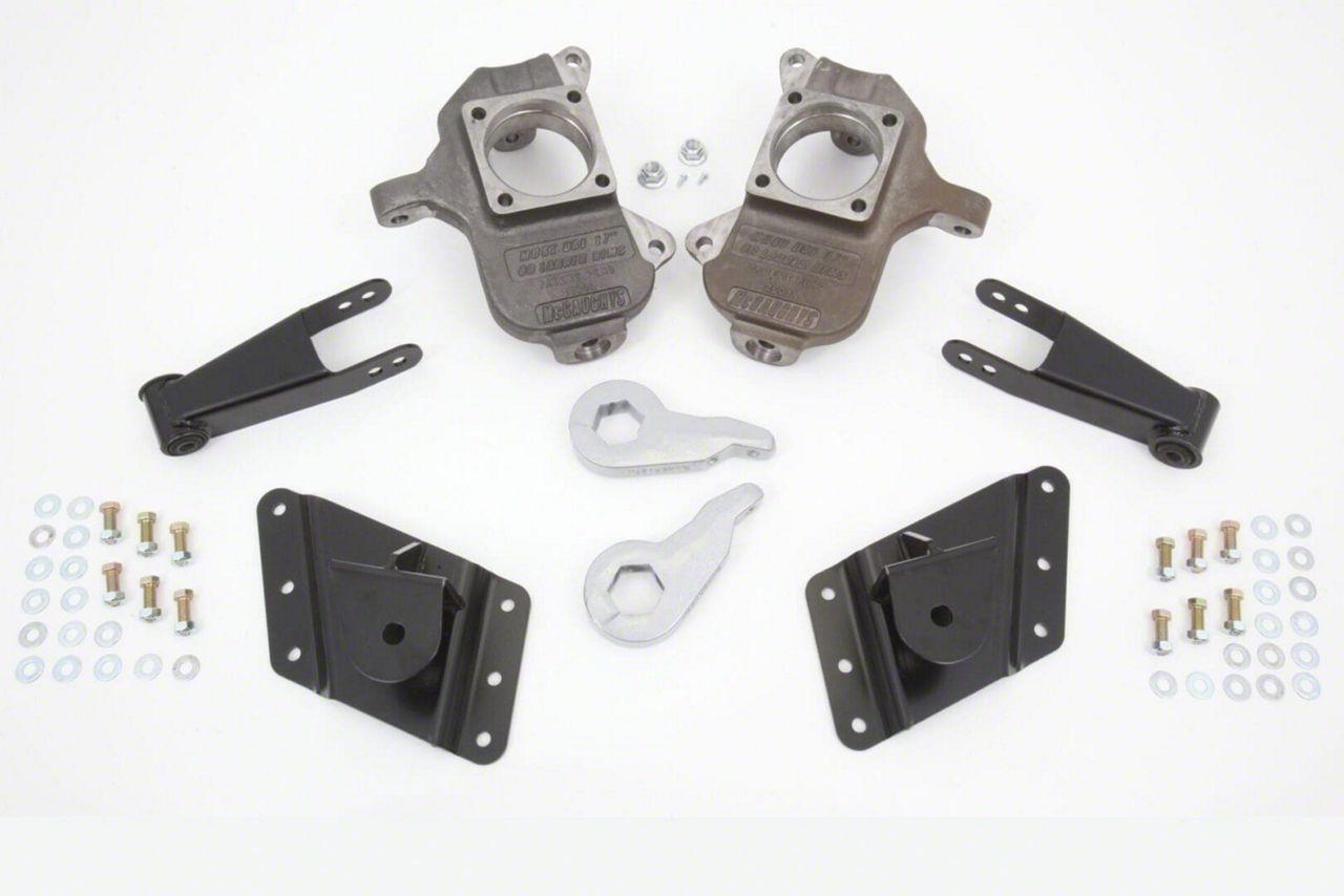 McGaughys Suspension Silverado 2500 Lowering Kit; 3 to 4-Inch Front / 3 ...