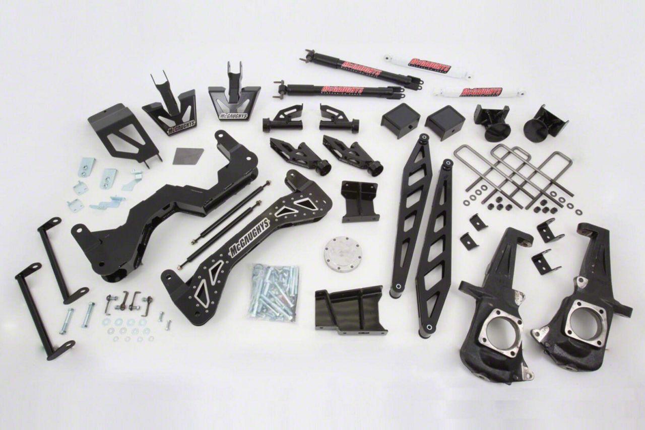 McGaughys Suspension Silverado 3500 7 to 9-Inch Premium Suspension Lift ...