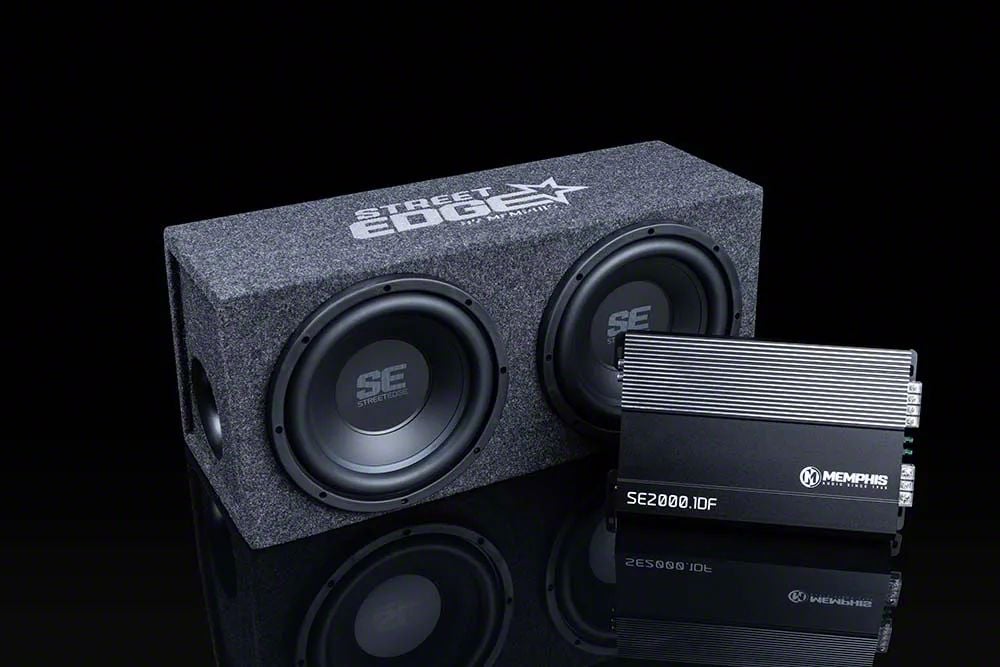 Memphis Audio RAM 1500 Street Edge Vented Enclosure Bass Package with ...