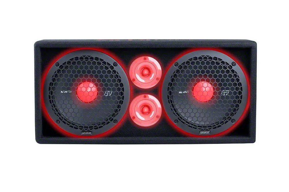 Memphis Audio Ranger SRX Pro Full Range Vented Enclosure with Dual 10 ...