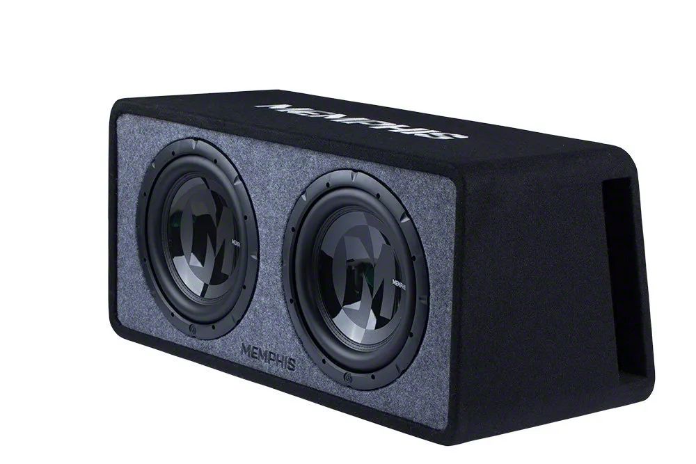 Memphis Audio Silverado 3500 PRX Loaded Enclosure with Dual 12-Inch ...