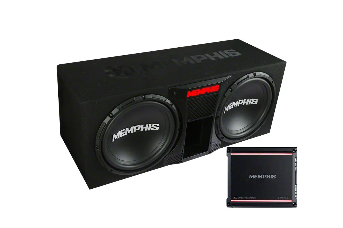Memphis Audio Silverado 3500 SRX Vented Enclosure Bass Package with ...