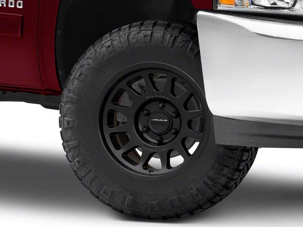 Method Race Wheels Silverado 1500 MR703 Bead Grip Matte Black 6-Lug ...