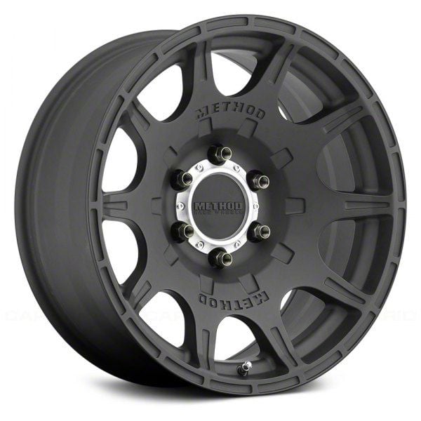 Method Race Wheels Silverado 1500 MR308 Roost Matte Black 6-Lug Wheel ...