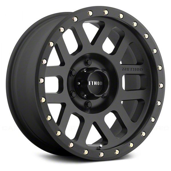 Method Race Wheels F-150 MR309 Grid Matte Black 6-Lug Wheel; 18x9; 18mm ...