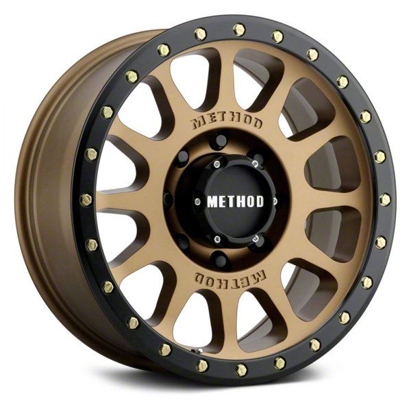 Method Race Wheels F-250 Super Duty MR305 NV HD Bronze with Matte Black ...