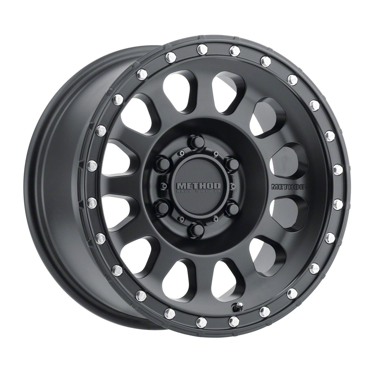 Method Race Wheels Silverado 1500 MR315 Matte Black 6-Lug Wheel; 17x9 ...