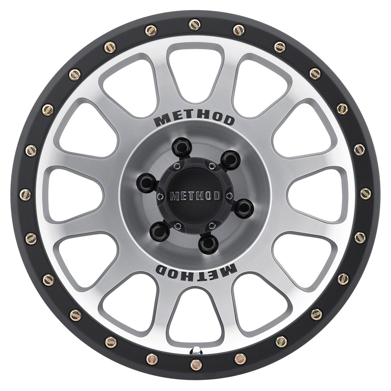 Method Race Wheels RAM 1500 MR305 NV Matte Black Machined 6-Lug Wheel ...