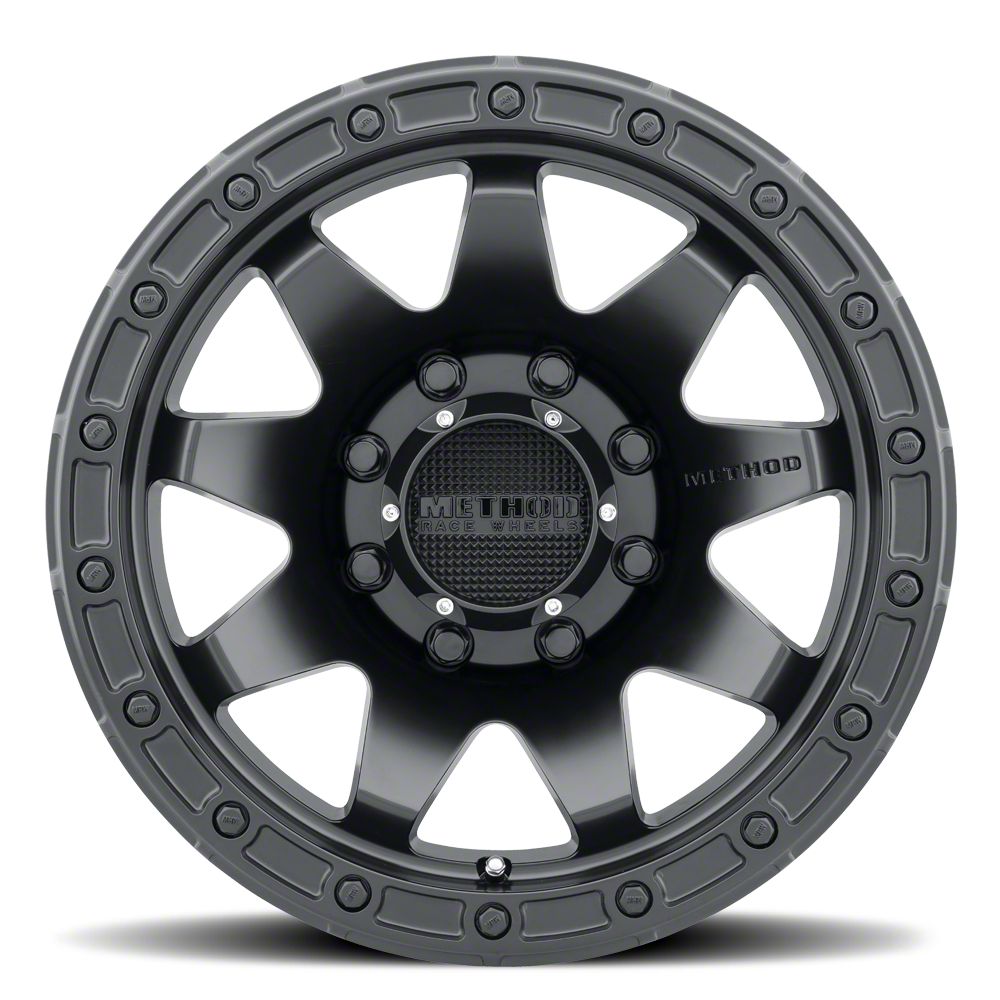 Method Race Wheels Sierra 3500 MR317 Matte Black 8-Lug Wheel; 17x8.5 ...