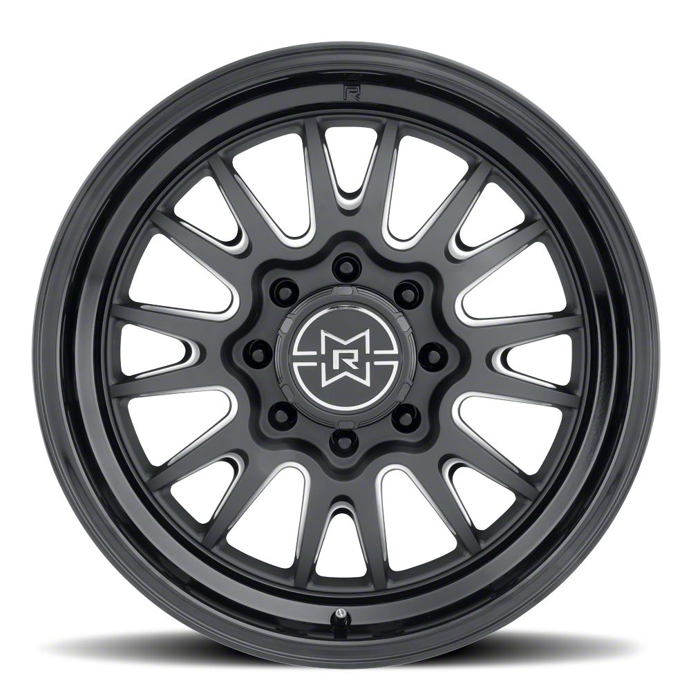 Method Race Wheels Sierra 3500 MR802 Double Black Milled 8-Lug Wheel ...