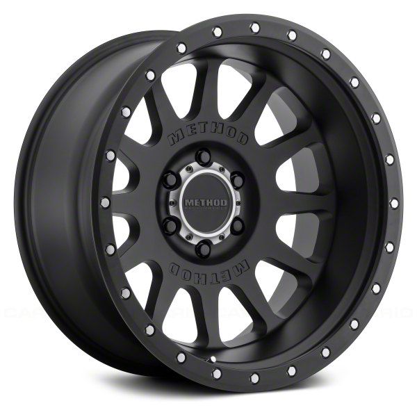 Method Race Wheels Silverado 3500 MR605 NV Matte Black 8-Lug Wheel ...