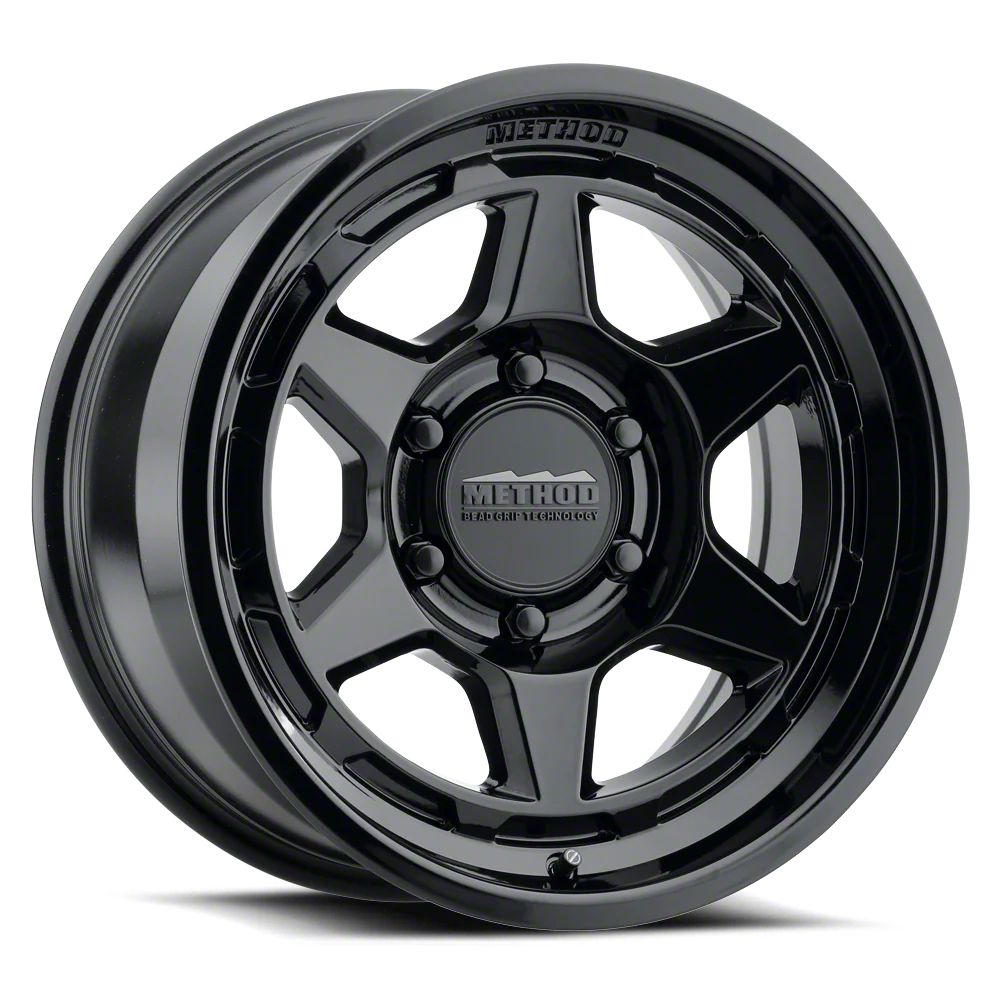 Method Race Wheels Sierra 2500 MR708 Bead Grip Gloss Black 8-Lug Wheel ...