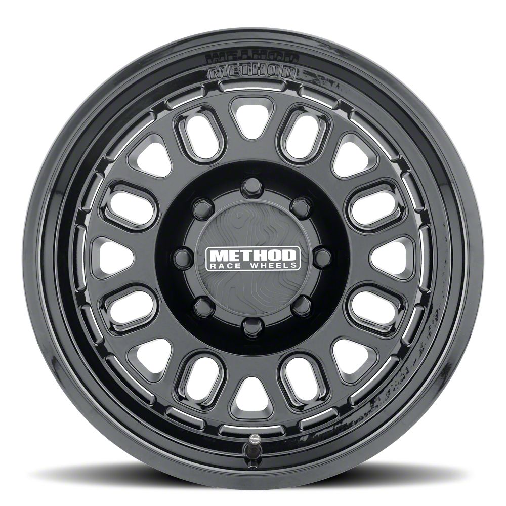 Method Race Wheels Sierra 3500 MR321 Gloss Black 8-Lug Wheel; 18x9 ...