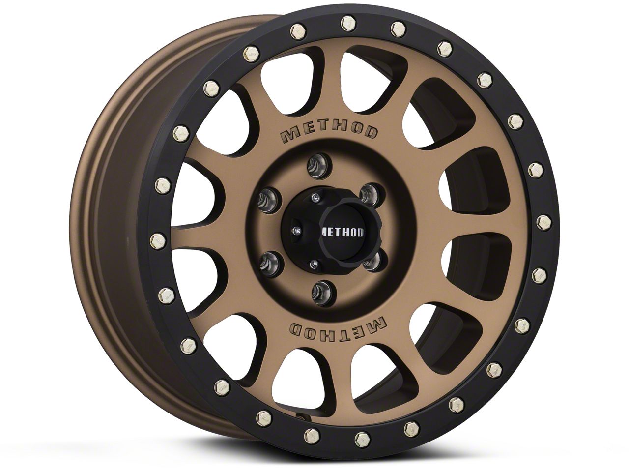 Method Race Wheels Silverado 1500 MR305 NV Bronze 6-Lug Wheel; 16x8 ...