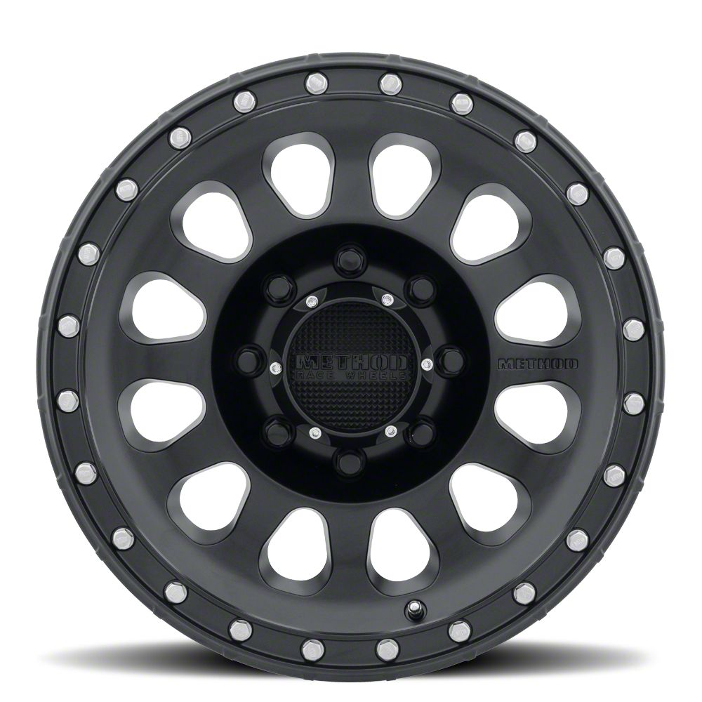 Method Race Wheels Silverado 3500 MR315 Matte Black 8-Lug Wheel; 18x9 ...