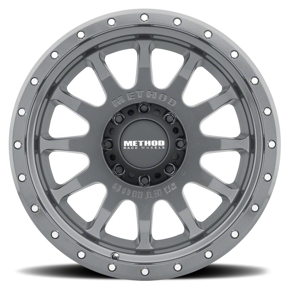Method Race Wheels F-350 Super Duty MR605 NV Gloss Titanium 8-Lug Wheel ...