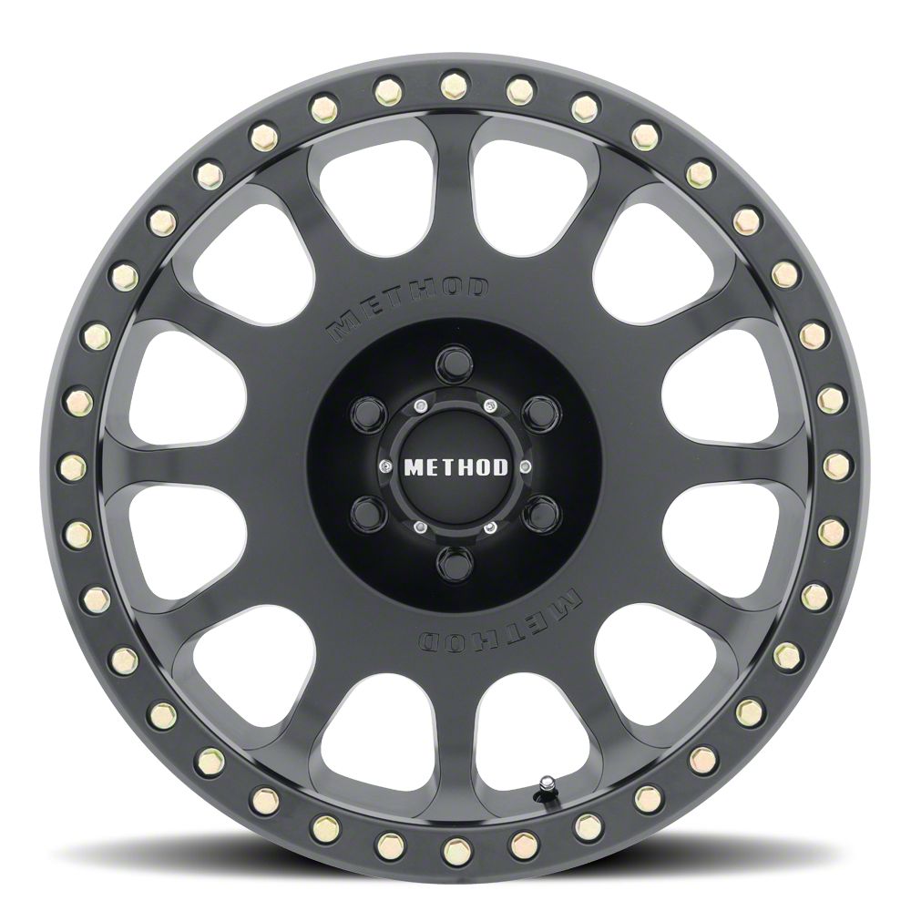 Method Race Wheels Silverado 1500 MR105 Beadlock Matte Black 6-Lug ...