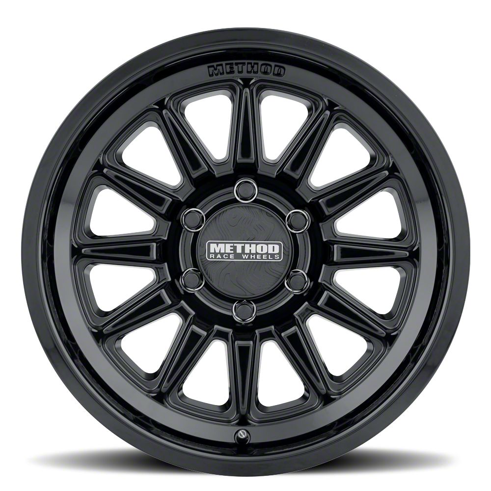 Method Race Wheels Silverado 1500 MR323 Gloss Black 6-Lug Wheel; 17x9 ...