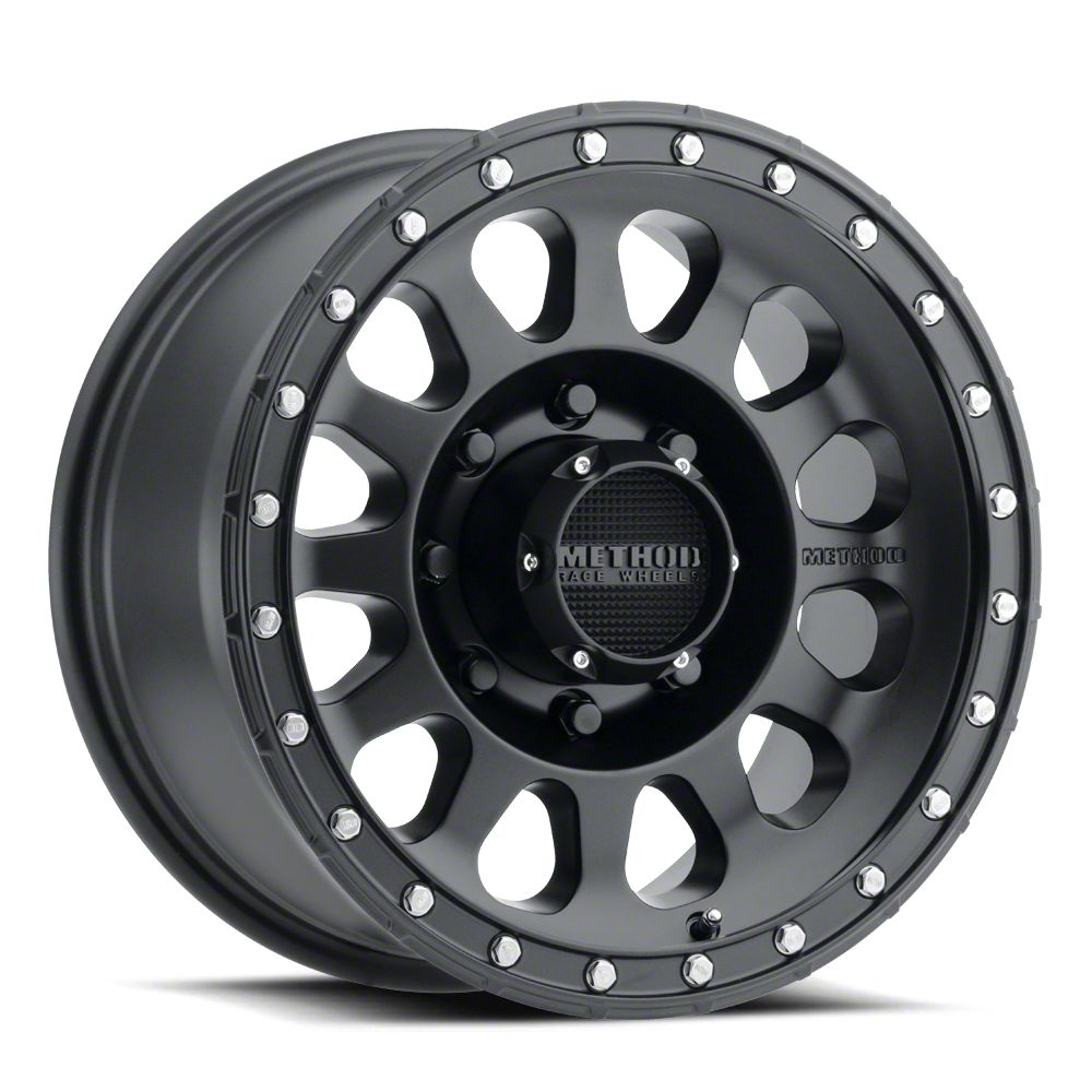 Method Race Wheels Sierra 2500 MR315 Matte Black 8-Lug Wheel; 18x9 ...