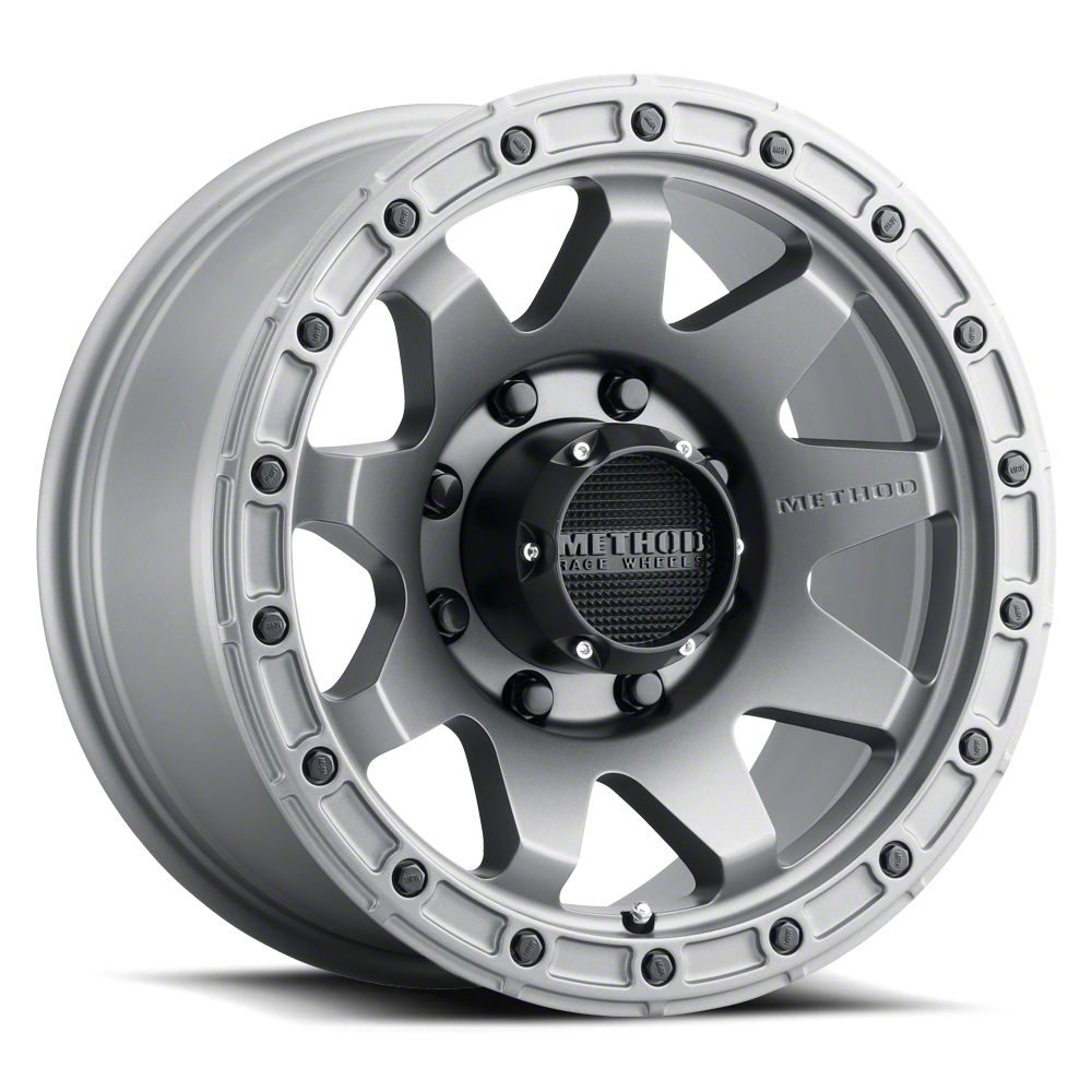 Method Race Wheels Sierra 2500 MR317 Titanium 8-Lug Wheel; 20x9; 18mm ...