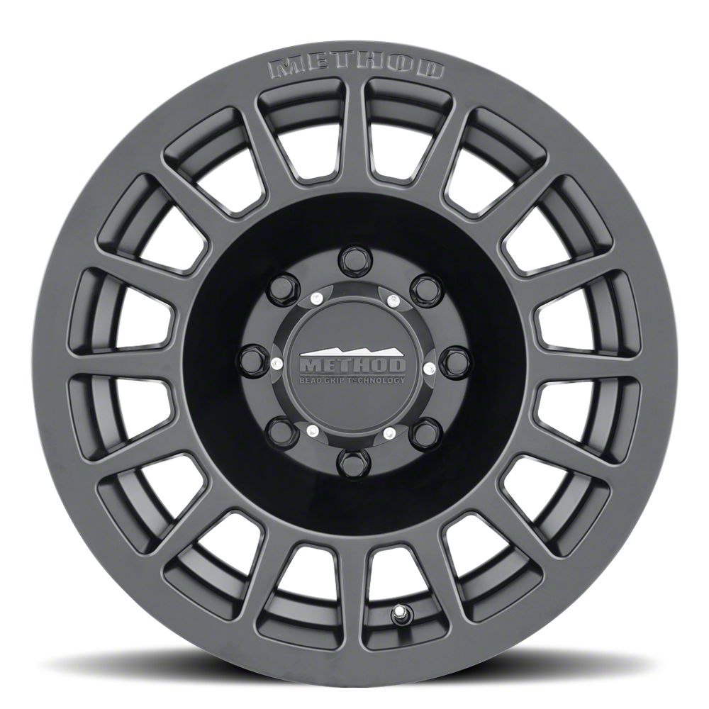 Method Race Wheels Sierra 3500 MR707 Bead Grip Matte Black 8-Lug Wheel ...