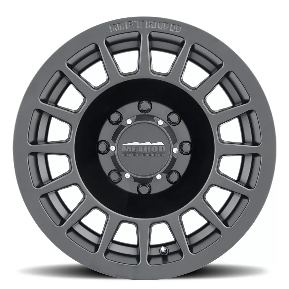 Method Race Wheels Yukon MR707 Bead Grip Matte Black 6-Lug Wheel; 18x9 ...