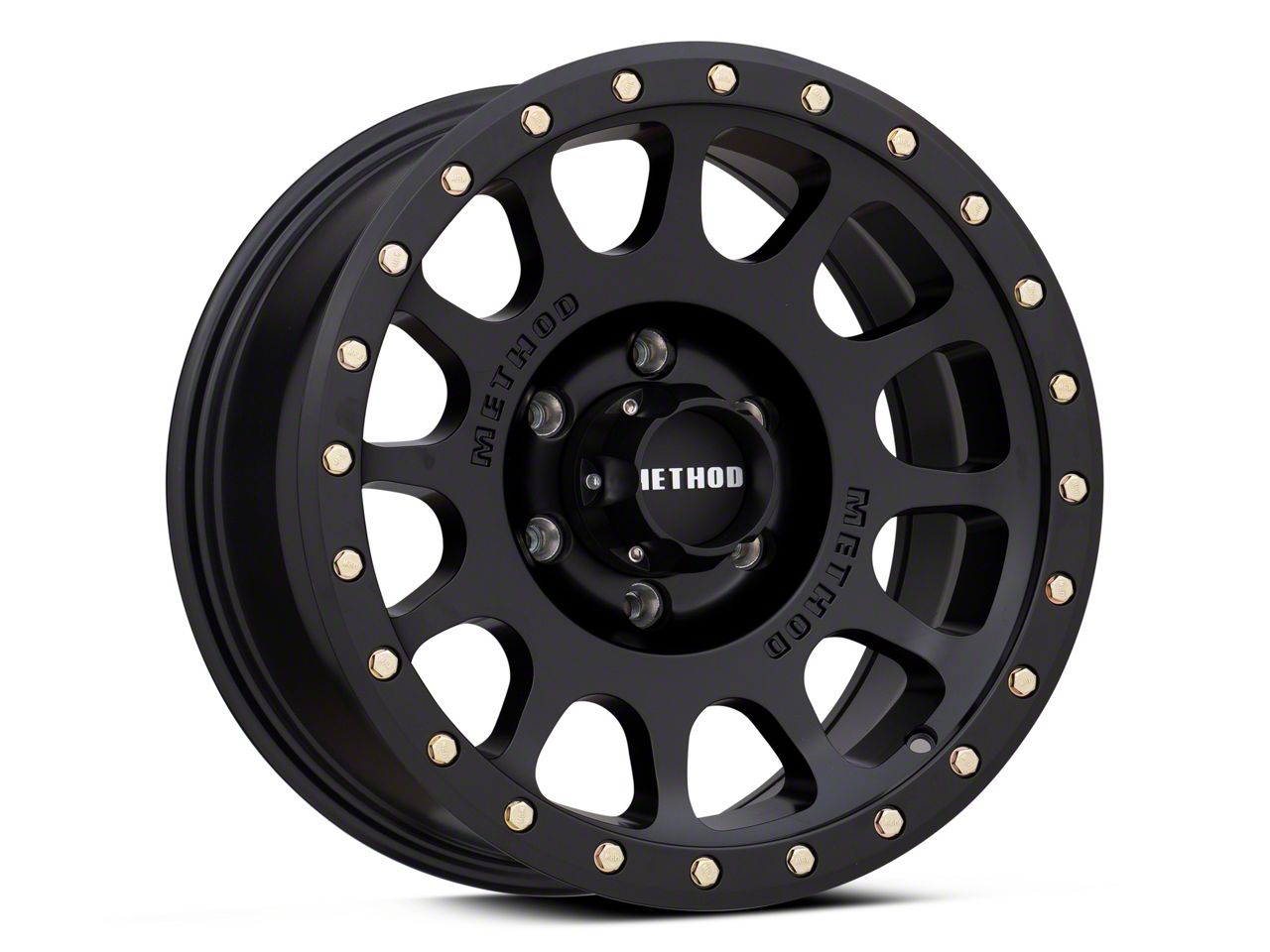 Method Race Wheels Sierra 1500 MR305 NV Matte Black 6-Lug Wheel; 17x8.5 ...