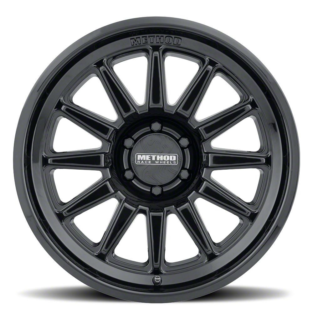 Method Race Wheels Ranger MR323 Gloss Black 6-Lug Wheel; 20x9; 12mm ...