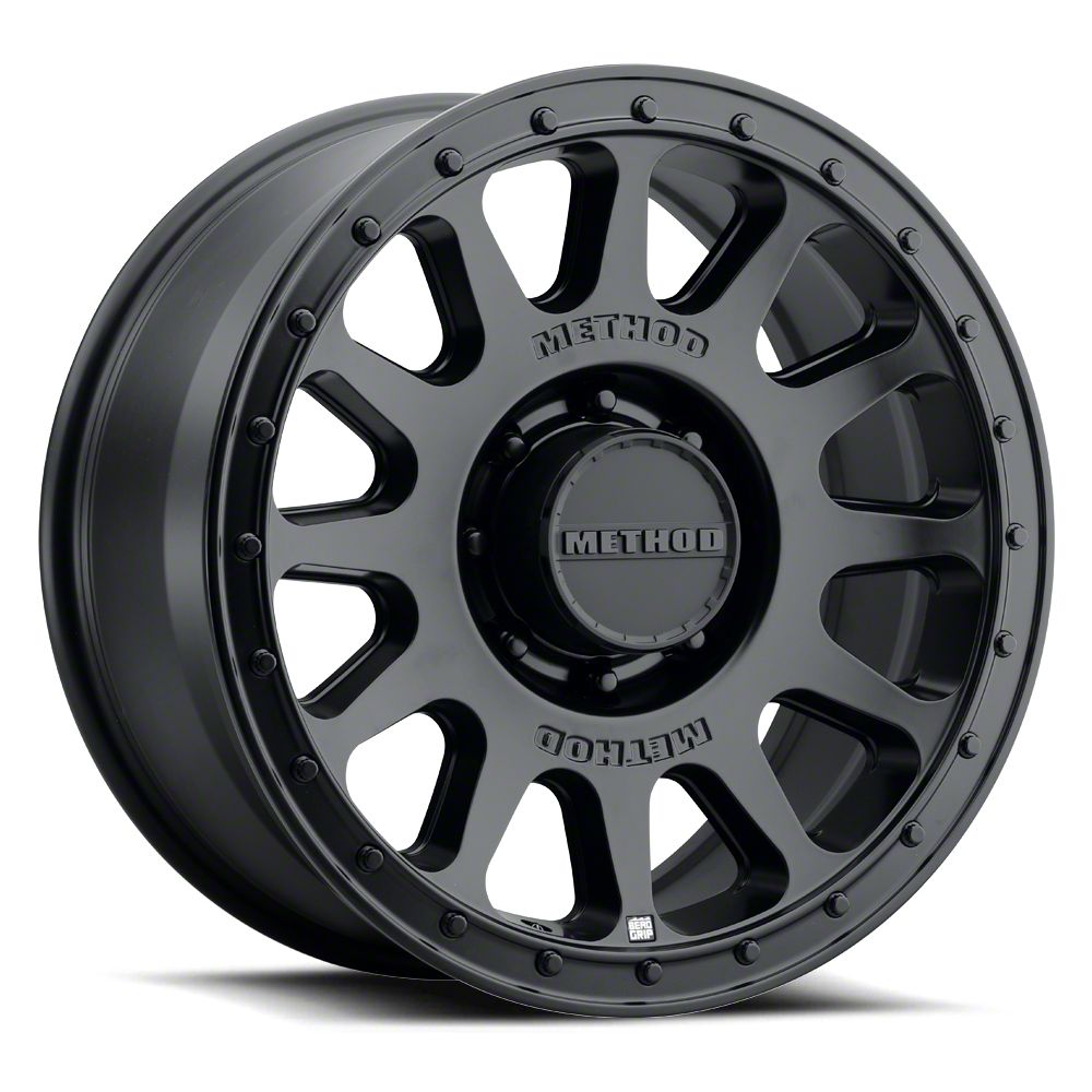 Method Race Wheels RAM 3500 MR709 HD Bead Grip Matte Black 8-Lug Wheel ...