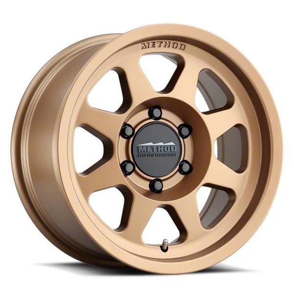 Method Race Wheels Canyon MR701 Bronze 6-Lug Wheel; 17x9; -12mm Offset ...