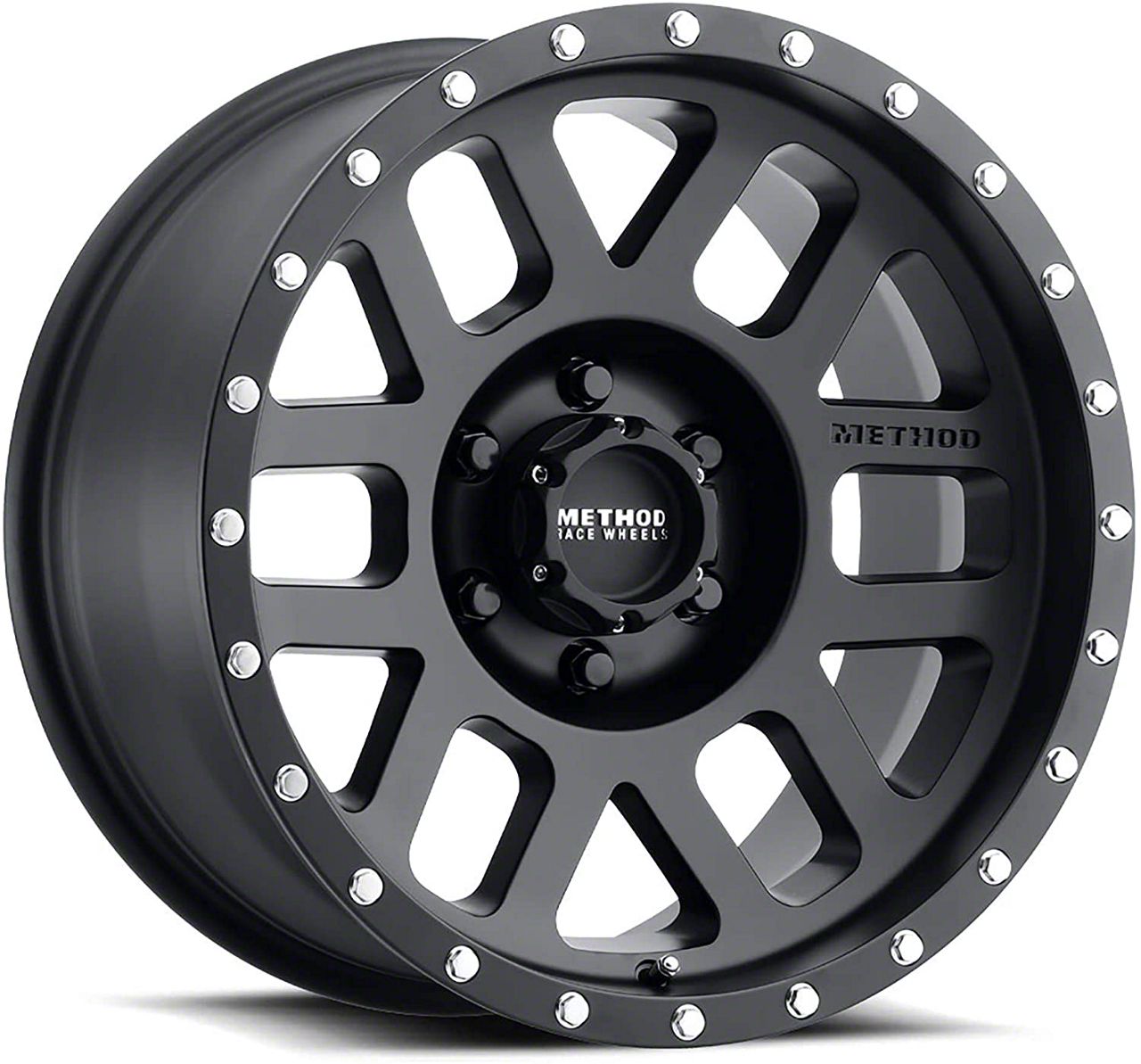 Method Race Wheels Colorado MR306 Mesh Matte Black 6-Lug Wheel; 18x9 ...