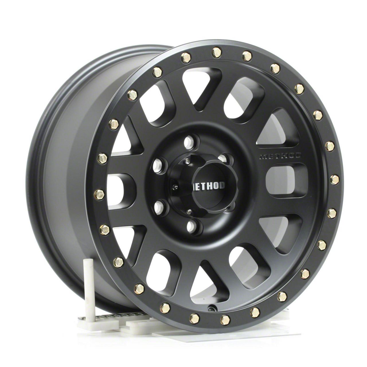 Method Race Wheels Colorado MR309 Grid Matte Black 6-Lug Wheel; 17x8.5 ...