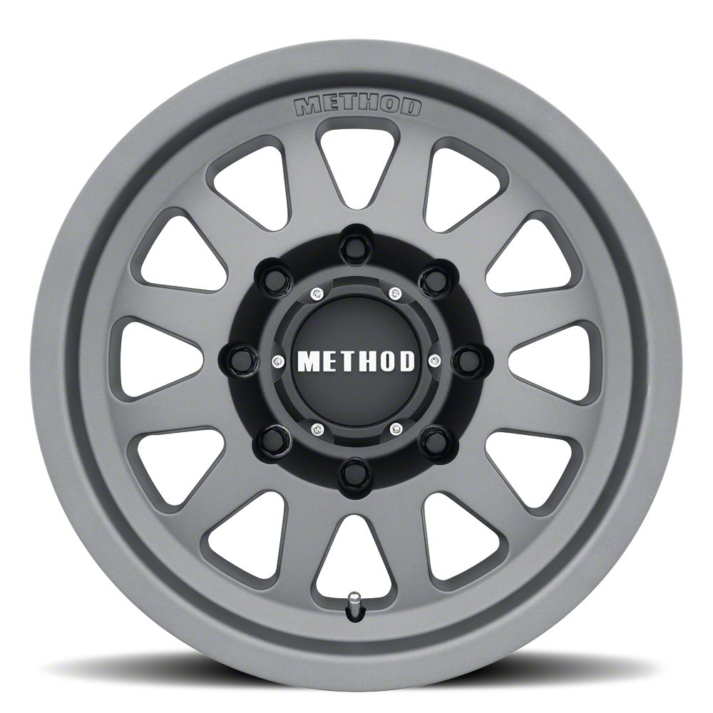 Method Race Wheels F-350 Super Duty MR704 Bead Grip Titanium 8-Lug ...