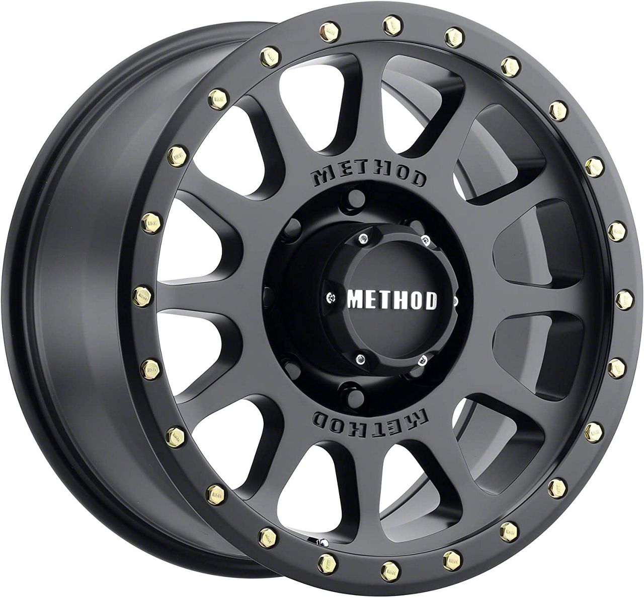 Method Race Wheels RAM 1500 MR305 NV Matte Black 8-Lug Wheel; 18x9 ...