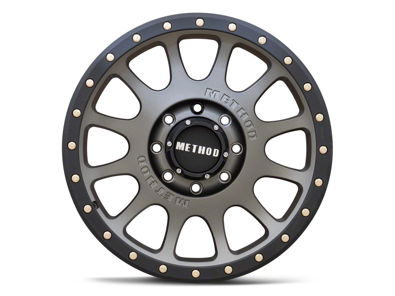 Method Race Wheels RAM 2500 MR305 NV Titanium with Matte Black Lip 8 ...