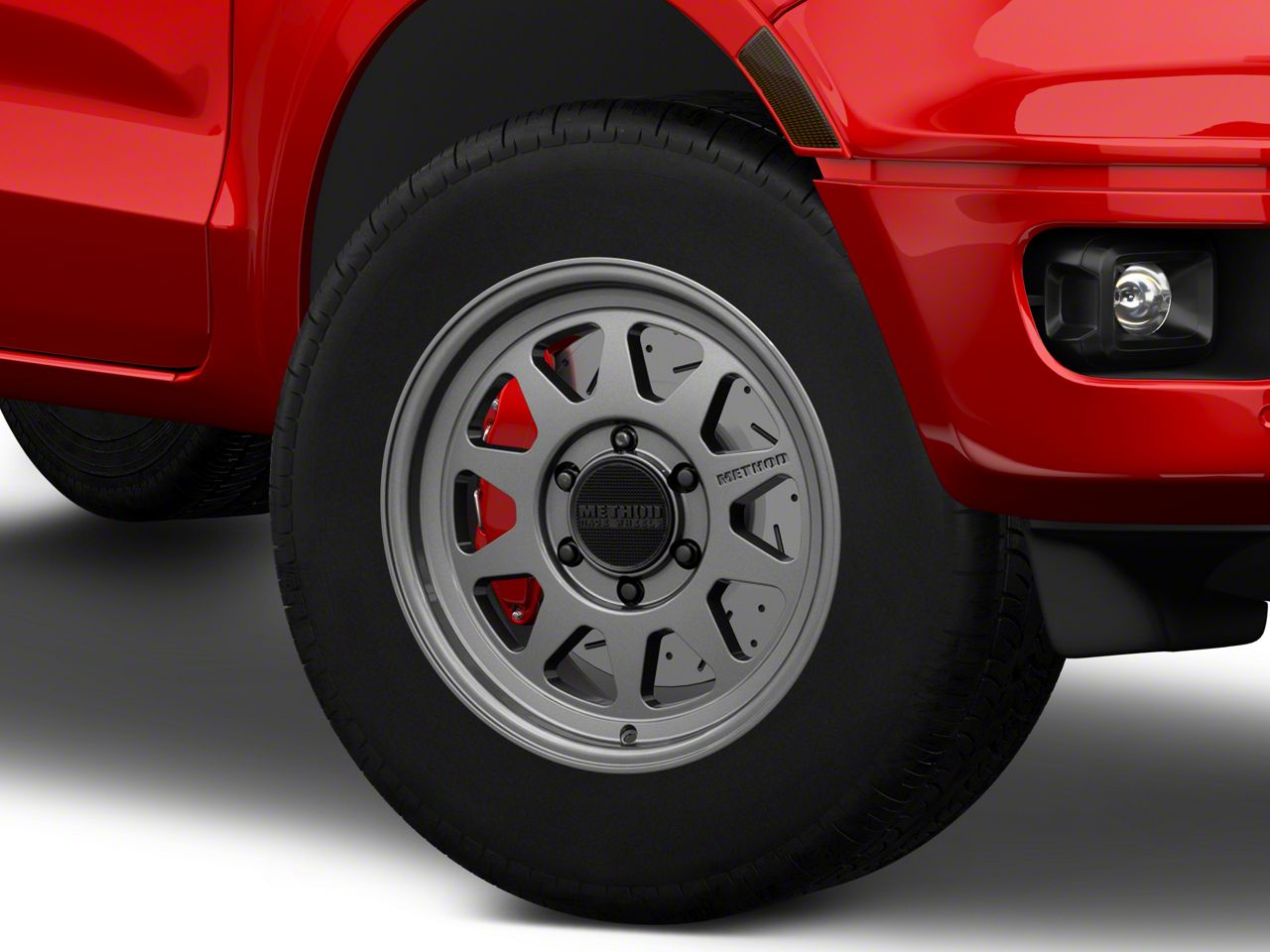 Method Race Wheels Ranger MR316 Gloss Titanium 6-Lug Wheel; 18x9; 18mm ...
