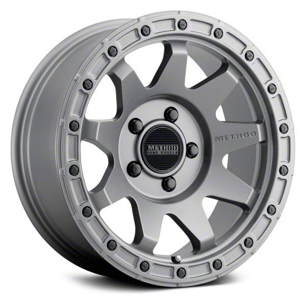Method Race Wheels Ranger MR317 Matte Titanium 6-Lug Wheel; 18x9; 18mm ...