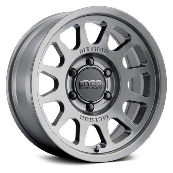 Method Race Wheels Ranger MR703 Bead Grip Gloss Titanium 6-Lug Wheel ...