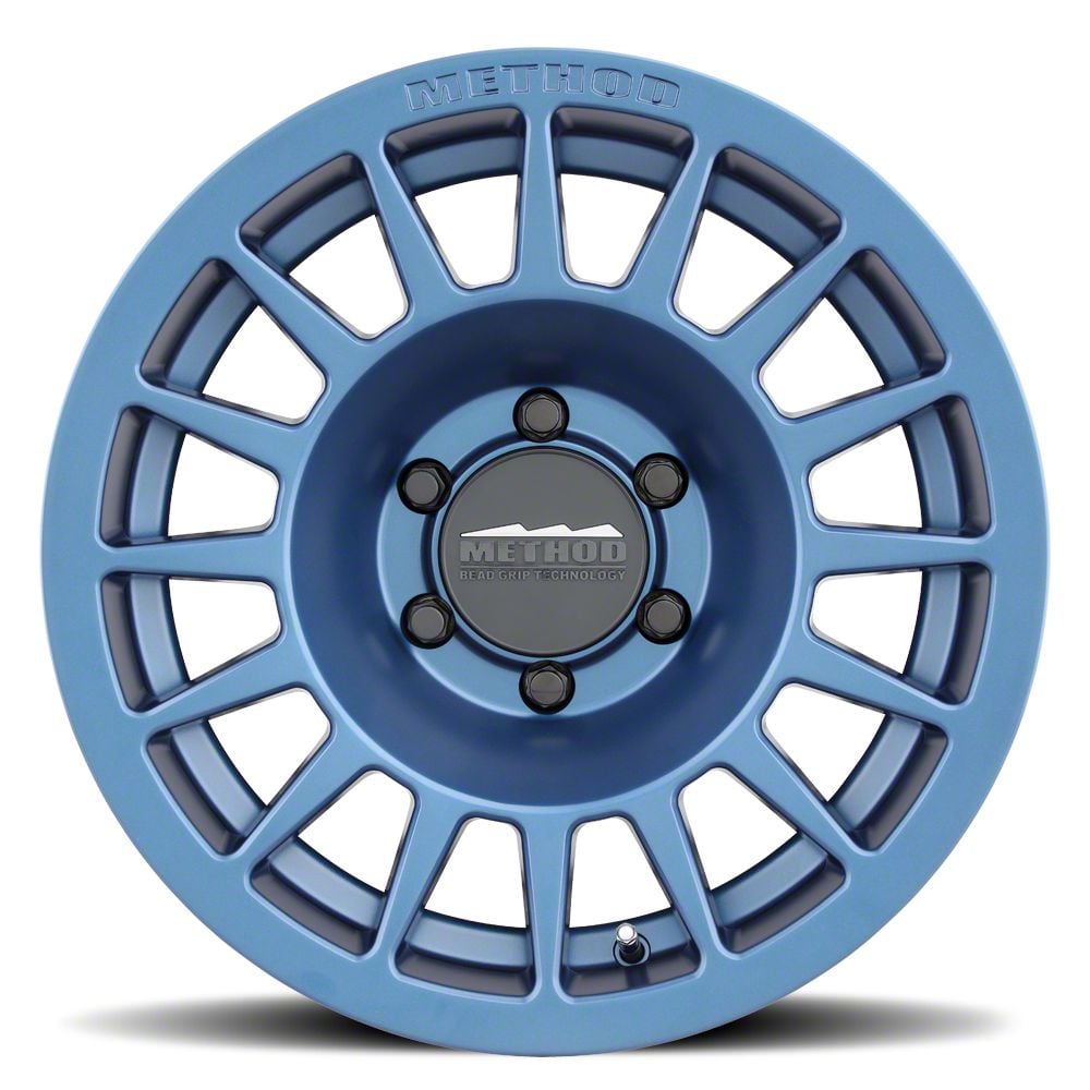 Method Race Wheels Ranger MR707 Bead Grip Bahia Blue 6-Lug Wheel; 17x8 ...