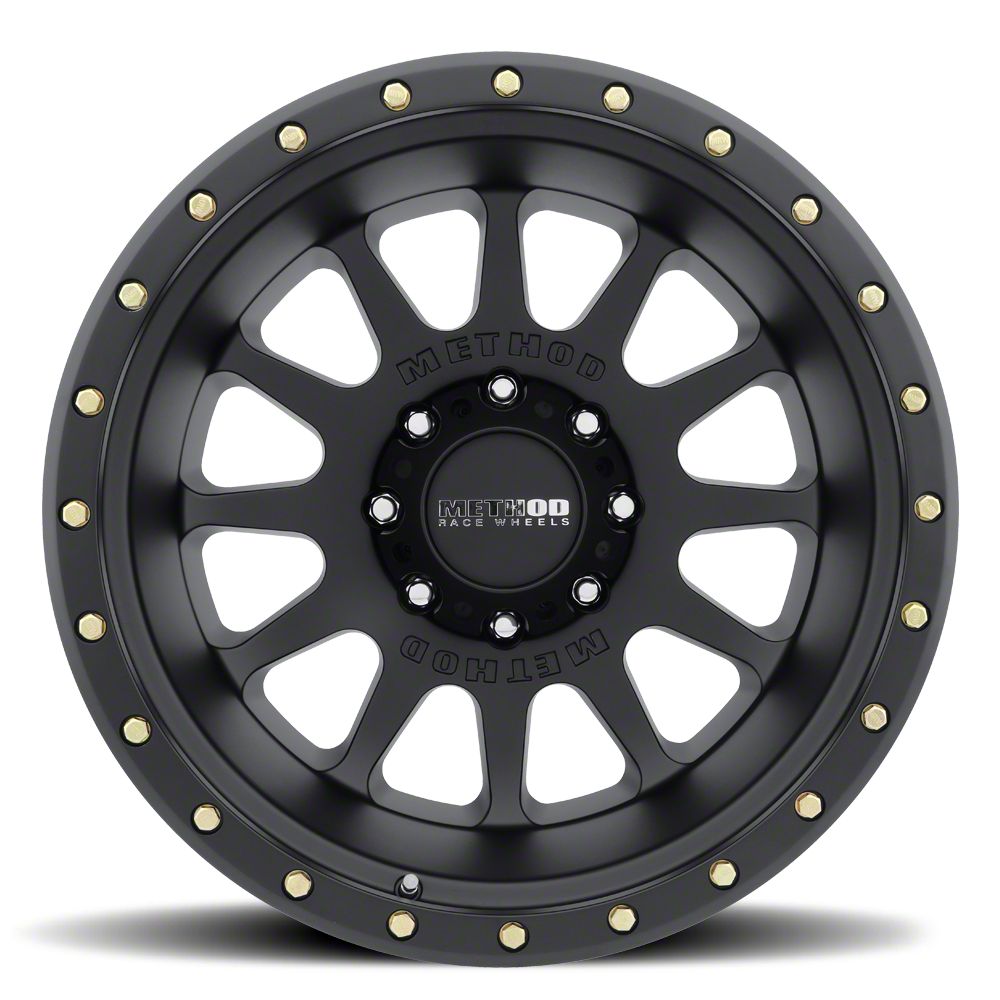 Method Race Wheels Sierra 3500 MR605 NV Matte Black 8-Lug Wheel; 20x12 ...