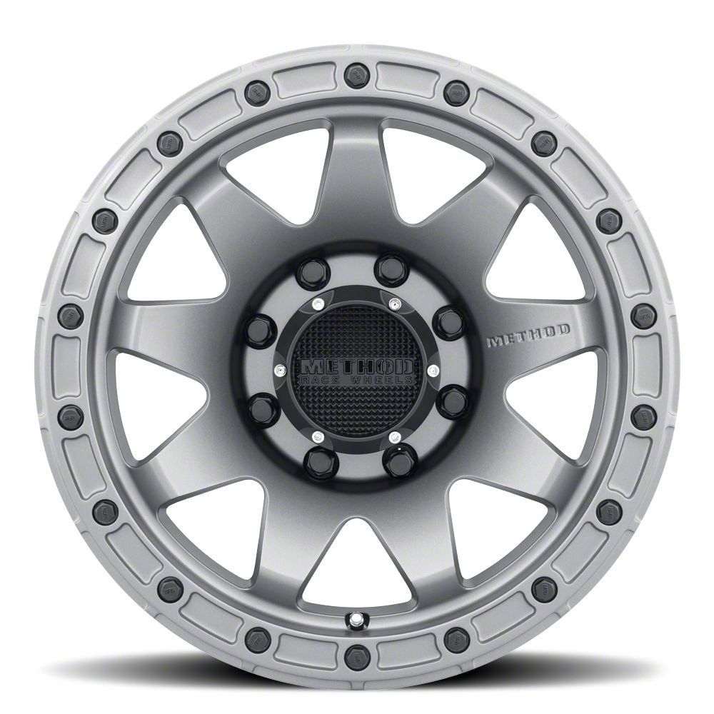 Method Race Wheels Silverado 2500 MR317 Titanium 8-Lug Wheel; 20x9 ...