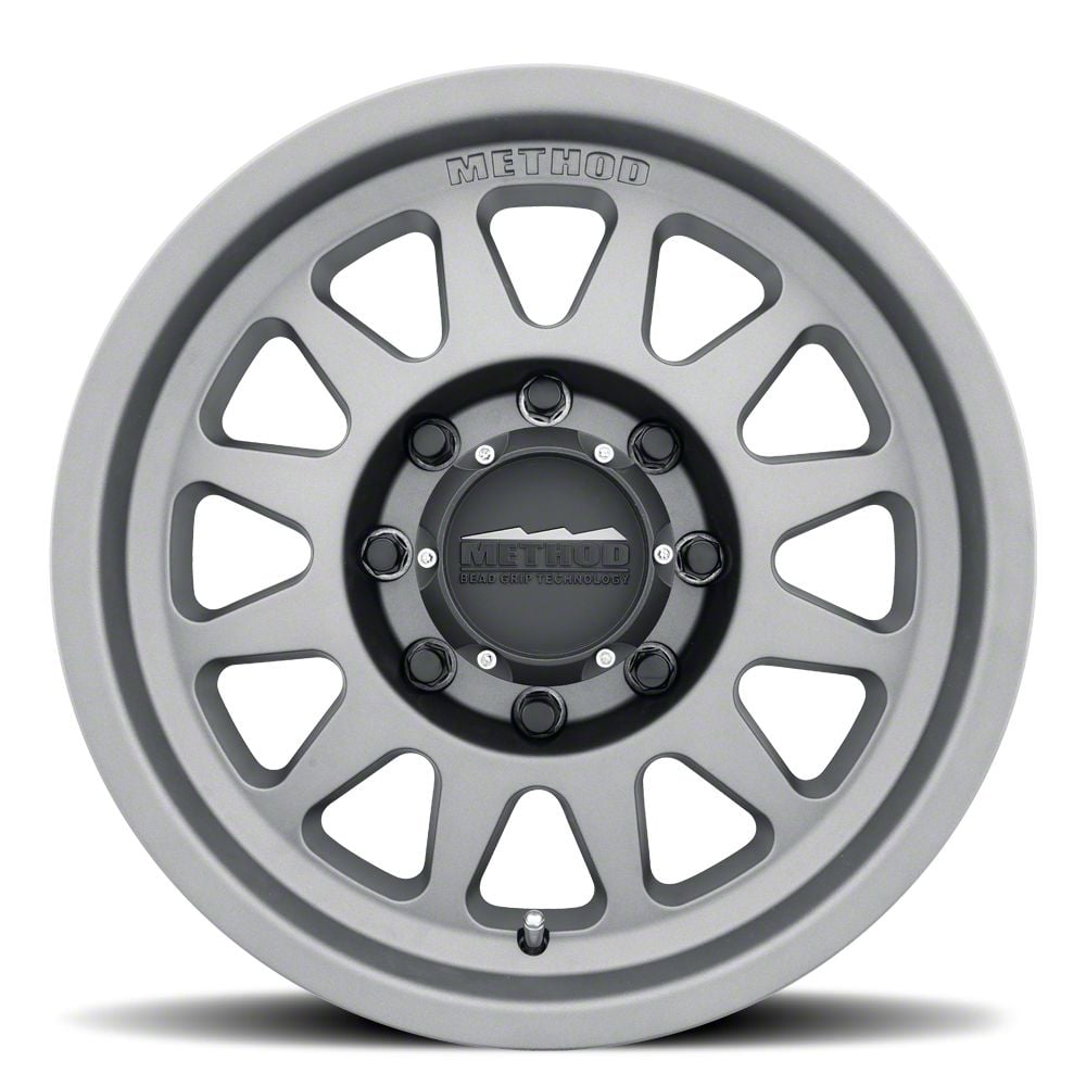 Method Race Wheels Silverado 3500 MR704 HD Bead Grip Titanium 8-Lug ...