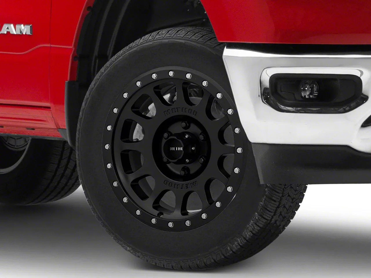 Method Race Wheels RAM 1500 MR305 NV Matte Black 6-Lug Wheel; 20x9 ...