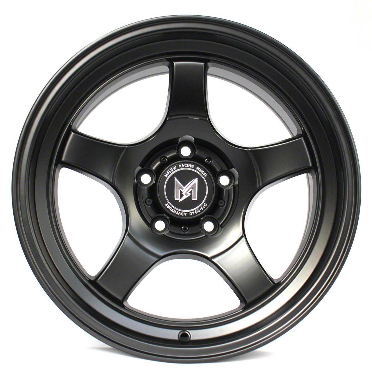 MFlow Racing Sierra 1500 MF05 Matte Black 6-Lug Wheel; 17x9; -12mm ...