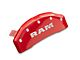 MGP RAM 1500 Brake Caliper Covers with RAM Logo; Red; Front and Rear ...