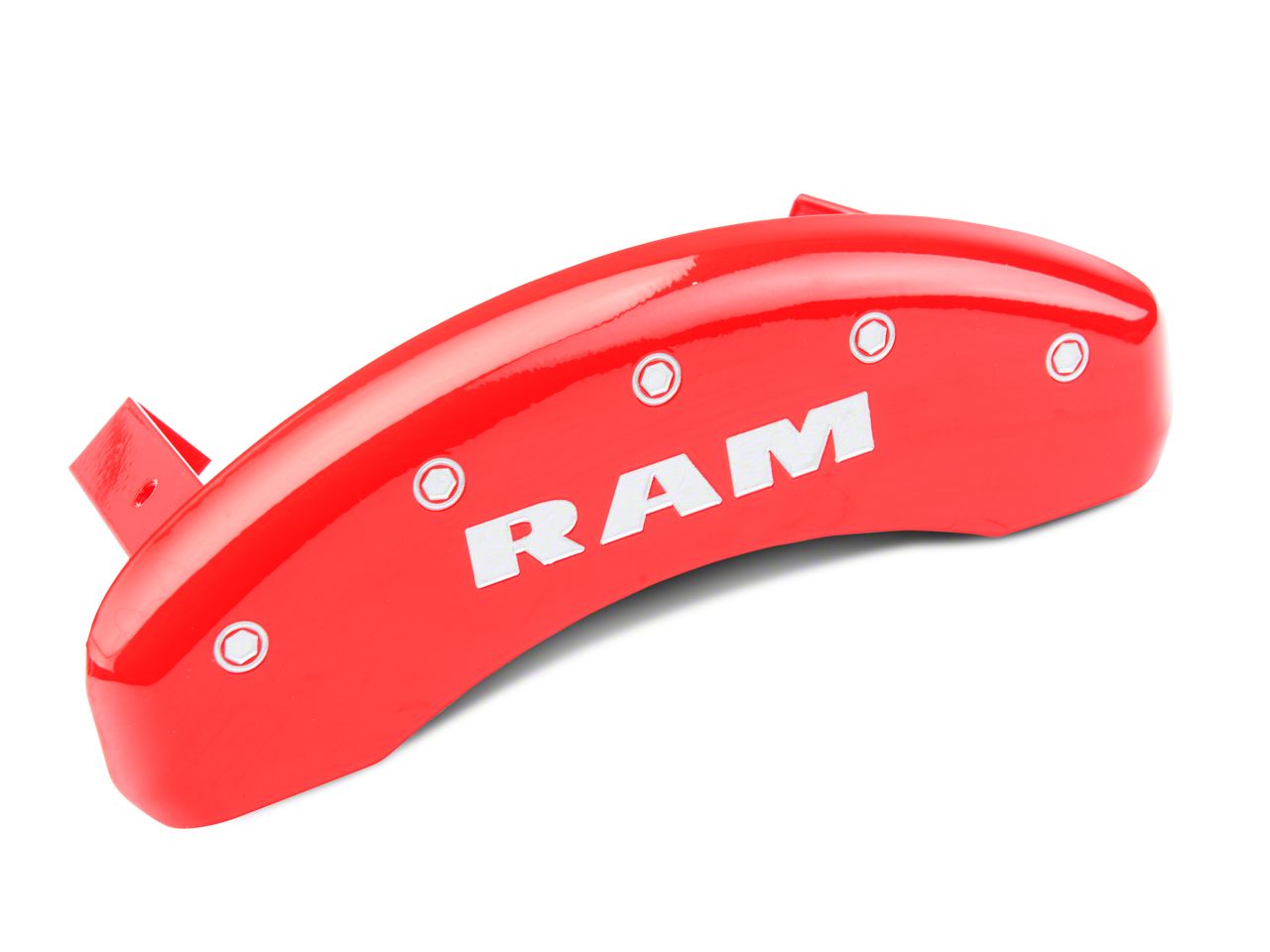 MGP RAM Red Caliper Covers w/ RAM Logo - Front & Rear 55001SRAMRD (11 ...