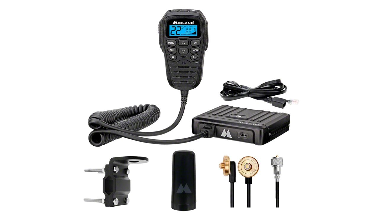 Midland Radio RAM 3500 MicroMobile GMRS Two-Way Radio Bundle with ...