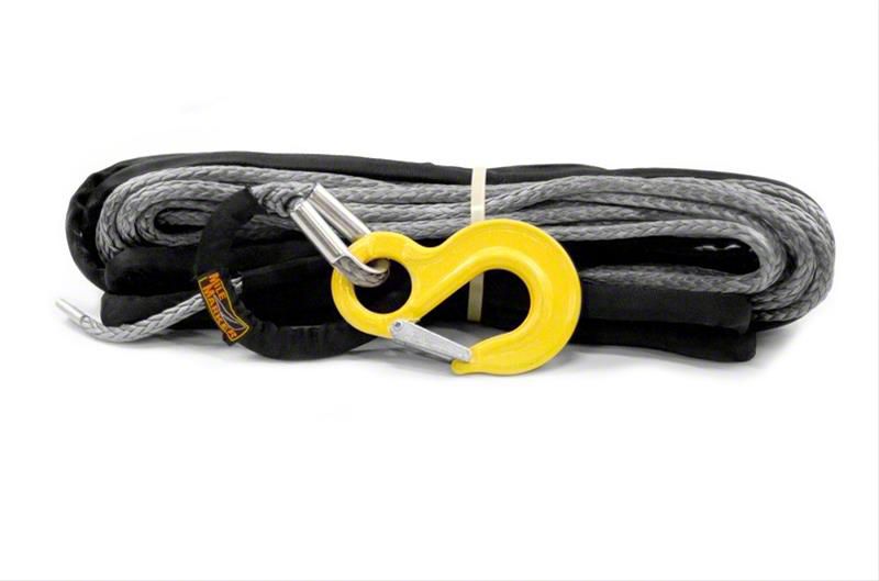 Mile Marker Silverado 2500 3/8-Inch x 100-Foot Synthetic Rope; Black ...
